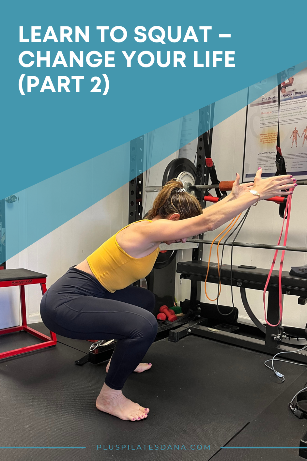 Learn to Squat - CHANGE YOUR LIFE (Part 2) - Plus Pilates with Dana